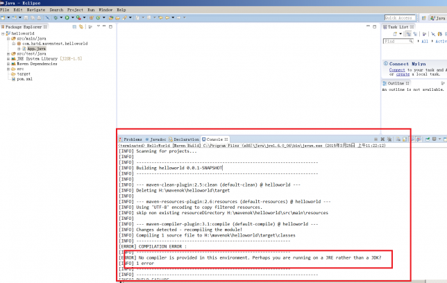 解决Perhaps you are running on a JRE rather than a JDK?问题 | LONGSHENG
